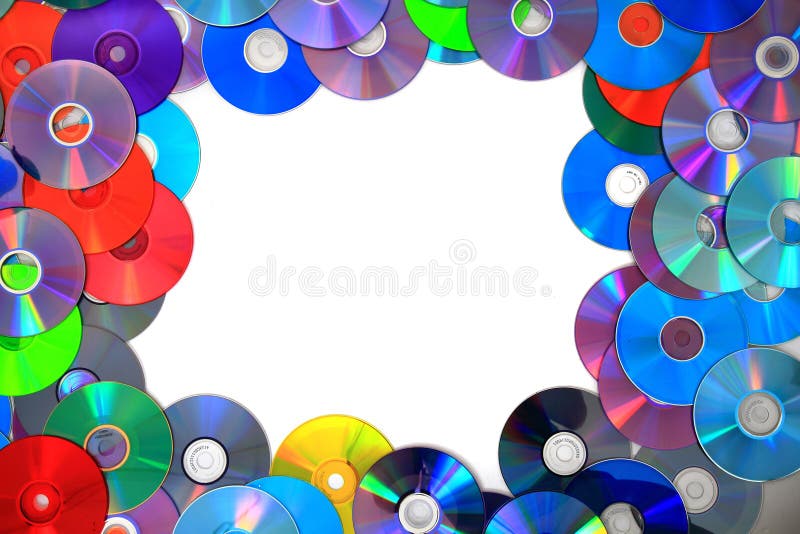 Color DVD and CD Background Stock Photo - Image of blue, abstract: 49754590
