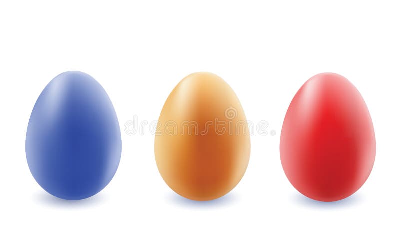 Color eggs. stock vector. Illustration of paint, orthodox - 13019962