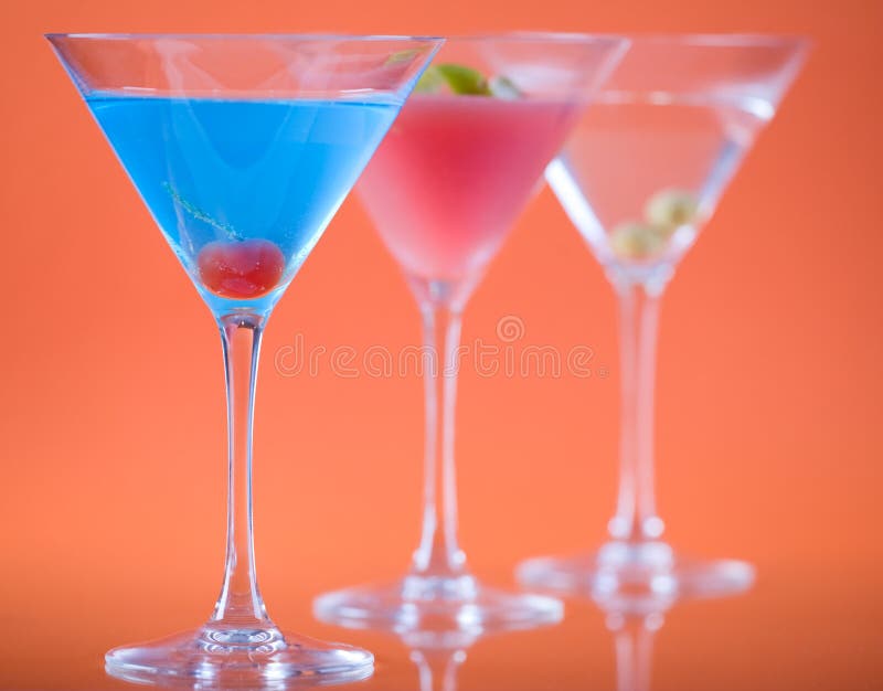 Color En El Vidrio De Martini Imagen de archivo - Imagen de aguardiente ...