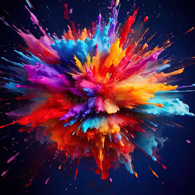 Color Explosion: Bright and Saturated Colors that Create the Impression ...