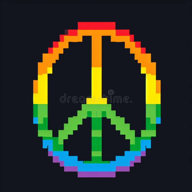 A Color Explosion of Paint Render a Steampunk Geared Poly Peace Symbol ...