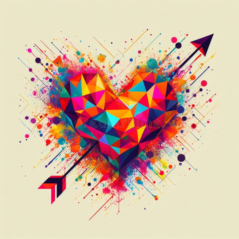 A Color Explosion of Paint Render a Steampunk Geared Poly Transparent ...