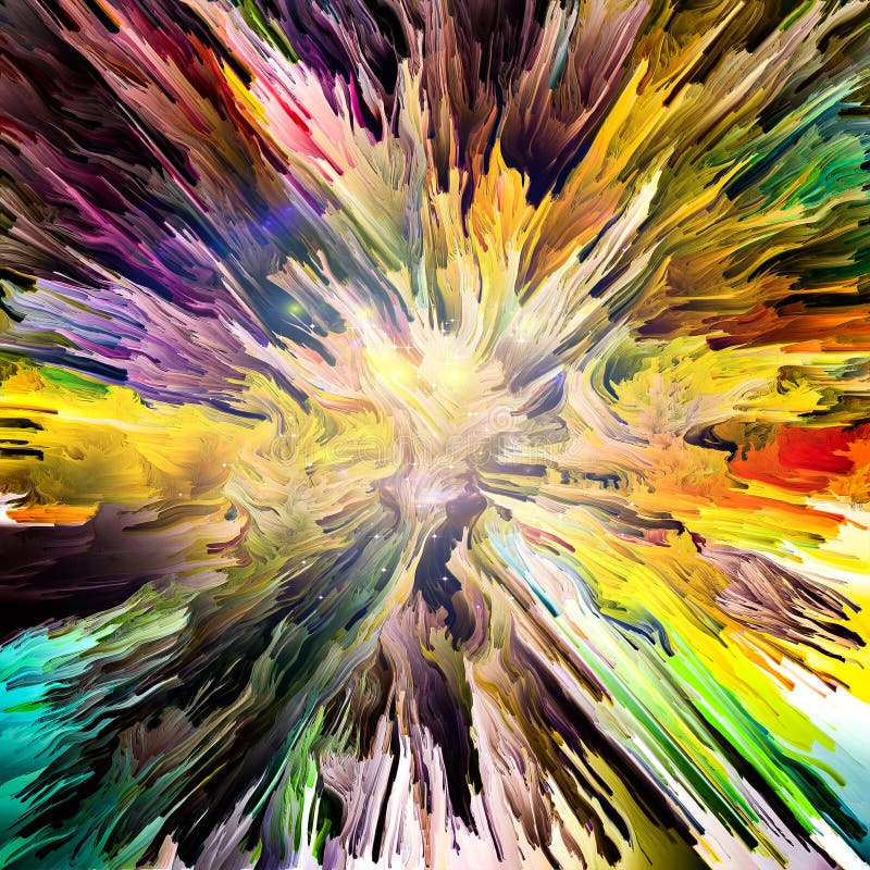 Color Explosion stock illustration. Illustration of motion - 174166399