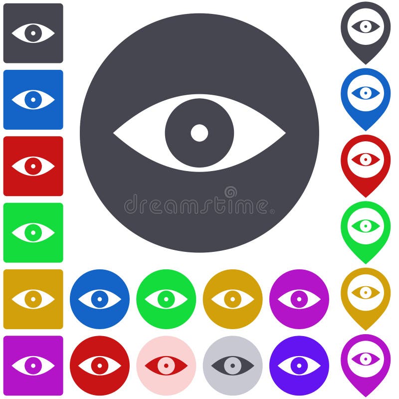 Green Square With Eye Logo