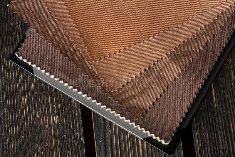 Color Fabric Samples Palette Stock Photo - Image of creasy, fiber ...