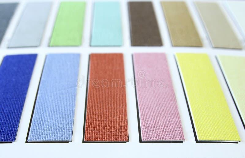 Color Fabric Swatch Samples Stock Photo - Image of burlap, cloth: 39348338