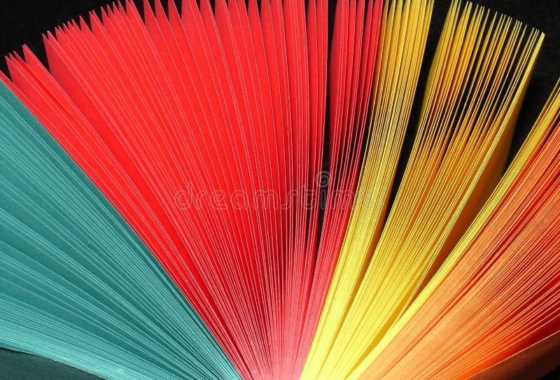 Color guide fan closeup stock image. Image of tones, guide - 258461