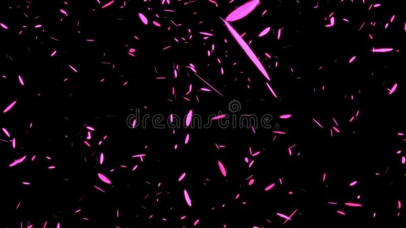 Color Feather Falling Particles Motion Graphics Stock Video - Video of ...