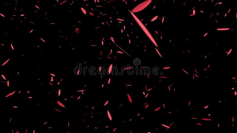 Color Feather Falling Particles Motion Graphics Stock Footage - Video ...