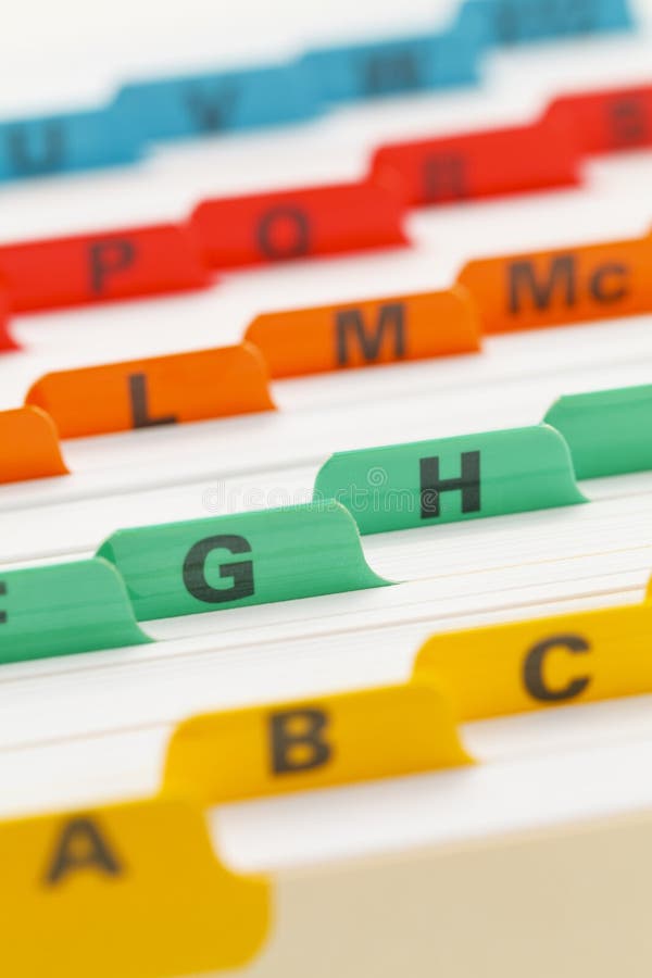 Color File stock photo. Image of customer, file, marketing - 47794500