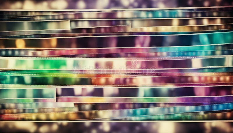 Color Film Strip for Banner Background Stock Illustration ...