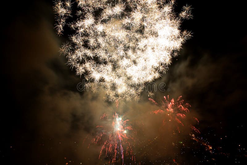 Color fireworks background stock image. Image of event - 118318687