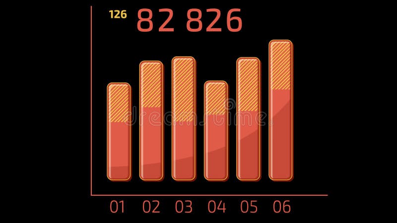 Color Flat Corporate Infographic Element with Alpha Channel Stock Video ...