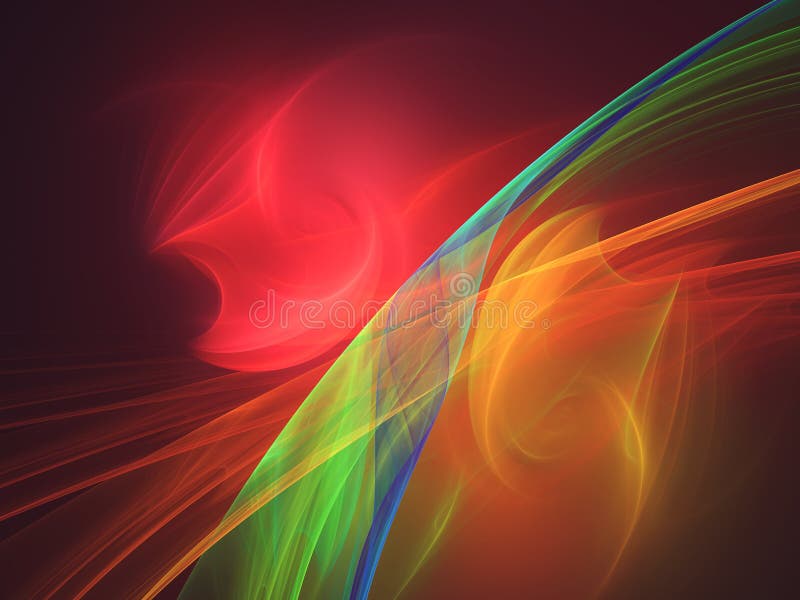 Color Flow Art Abstract Background Stock Illustration - Illustration of ...