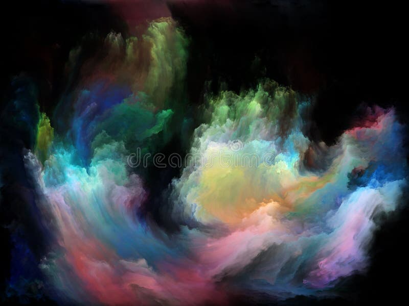 Depth of Color Motion stock illustration. Illustration of colorful ...