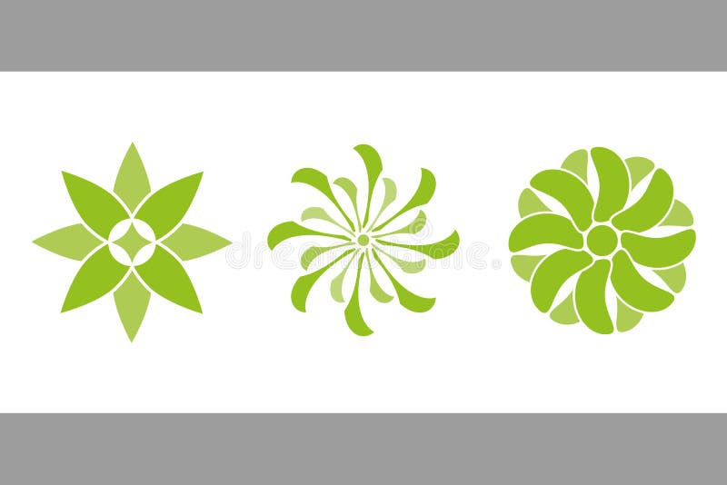 Color flowers green stock vector. Illustration of background - 40999985