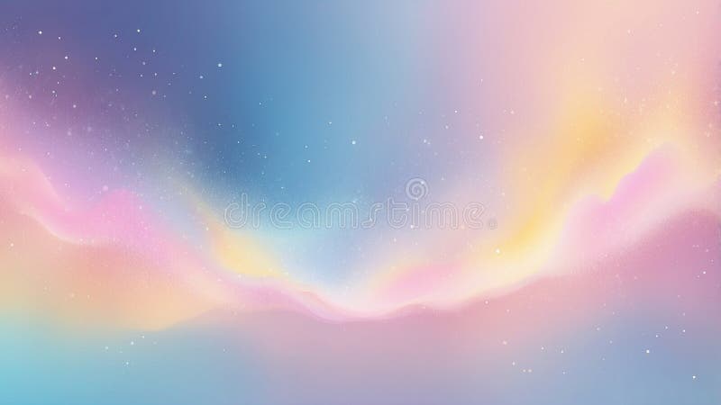 Aurora Path Blending into Mist. AI Generated Stock Illustration ...