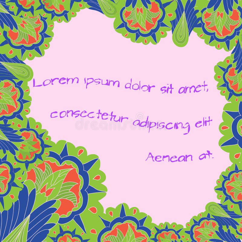 Color Forms for Ethnic Background Stock Vector - Illustration of batik ...