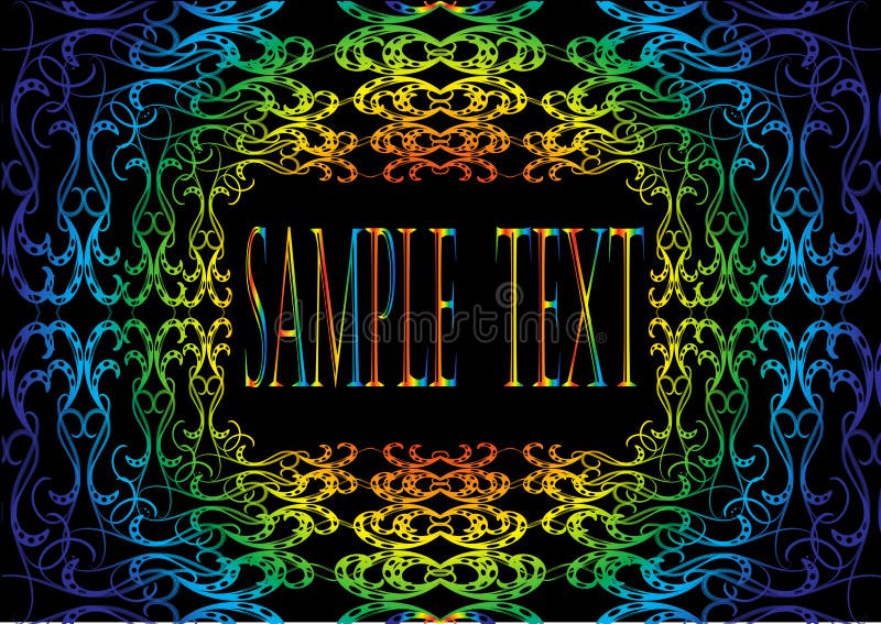 Color frame stock illustration. Illustration of heading - 22206503