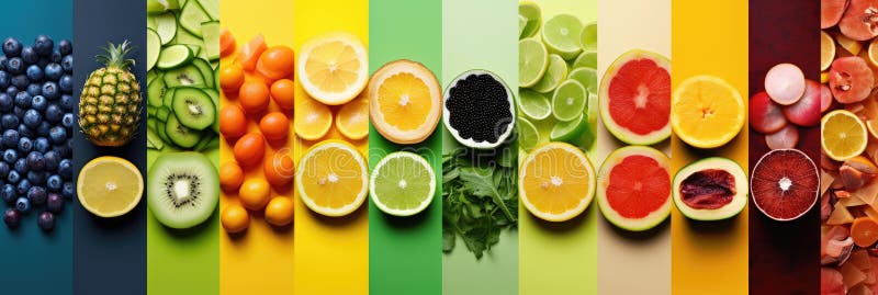 Color of Fruits and Vegetables Stock Photo - Image of diet, orange ...