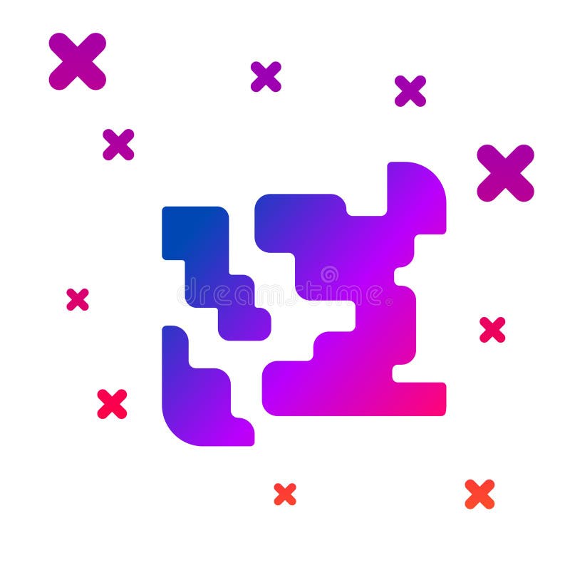 Color Gaseous Icon Isolated on White Background. Changing the State of ...