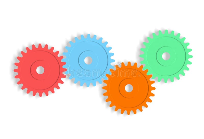 Color Gears Stock Illustrations – 7,660 Color Gears Stock Illustrations ...