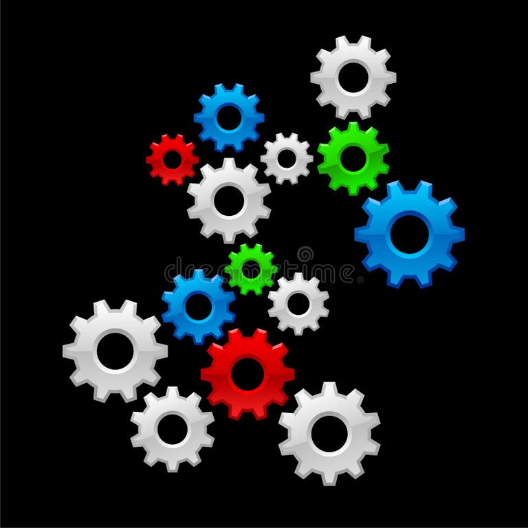 Color Gears Stock Illustrations – 16,420 Color Gears Stock ...