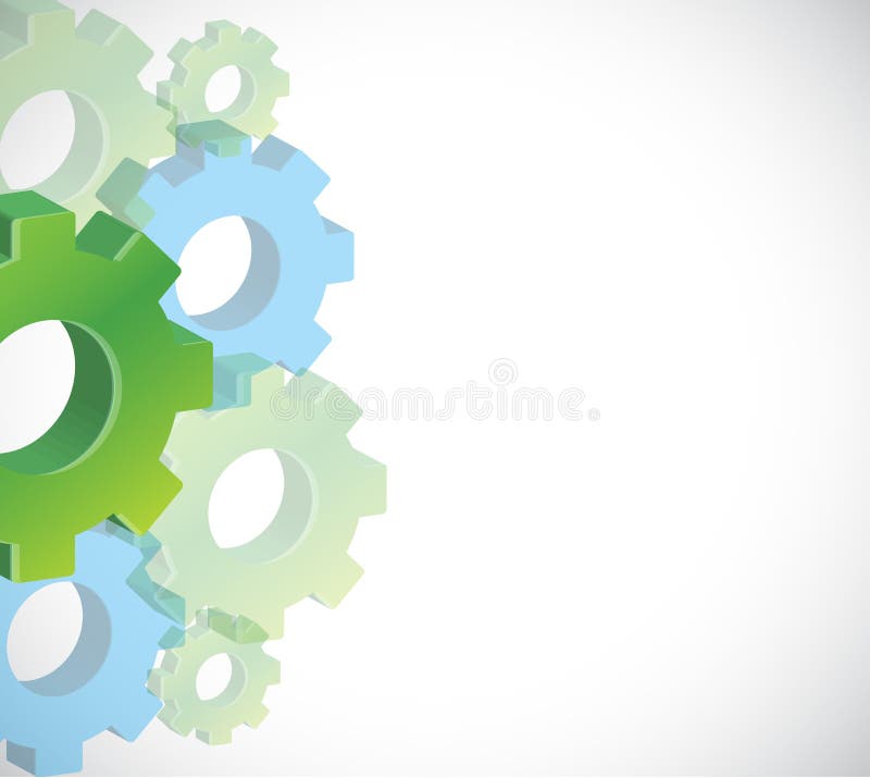Color Gears Background Illustration Design Stock Illustration ...