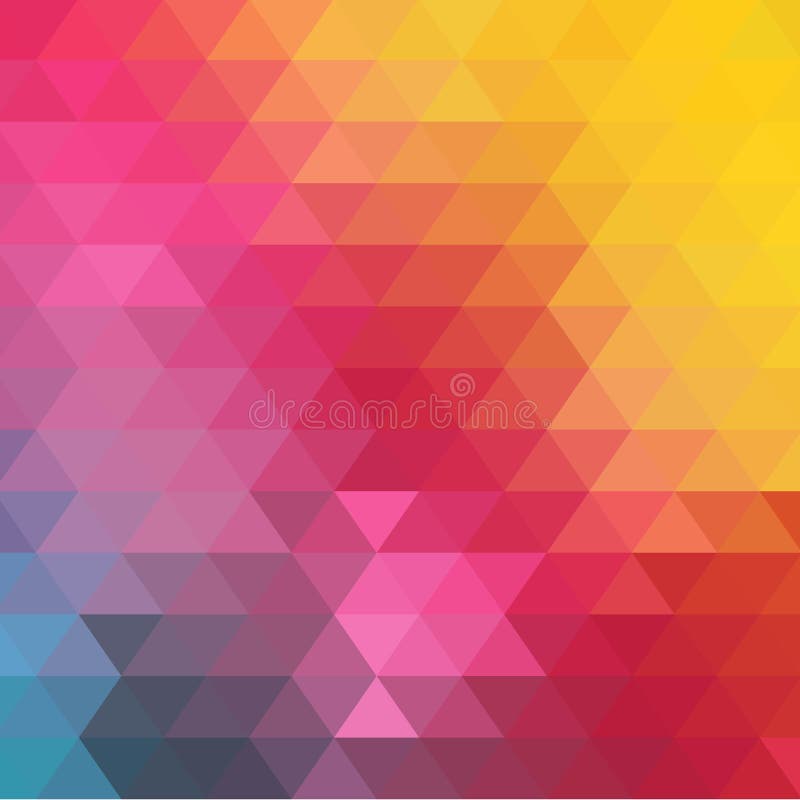 Color Geometric Background. Modern Abstract Illustration. Eps 10 Stock ...