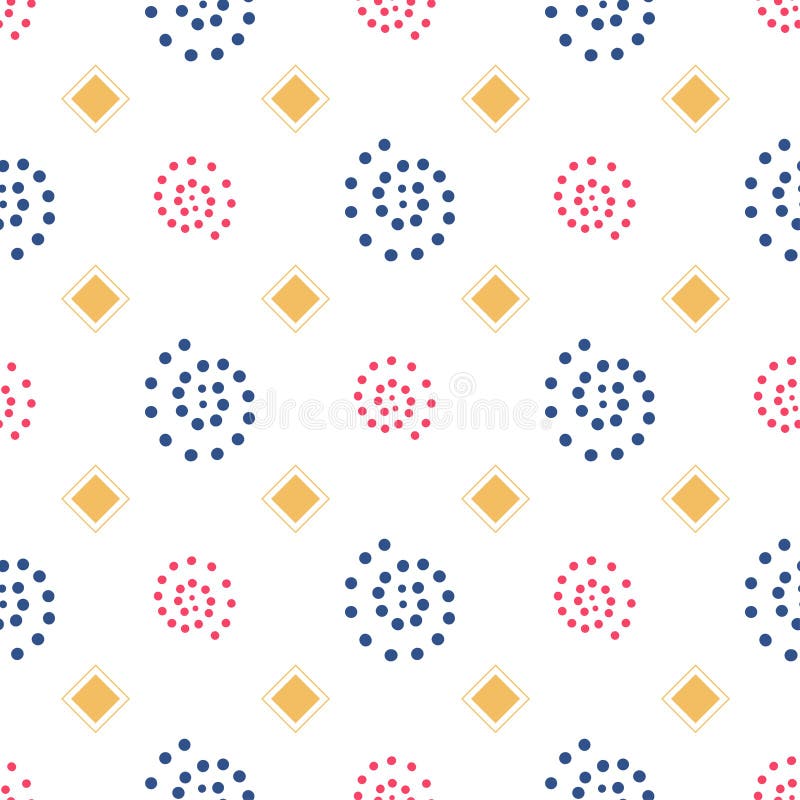 Color Geometry Pattern in Doodle Technique for Design. Stock Vector ...