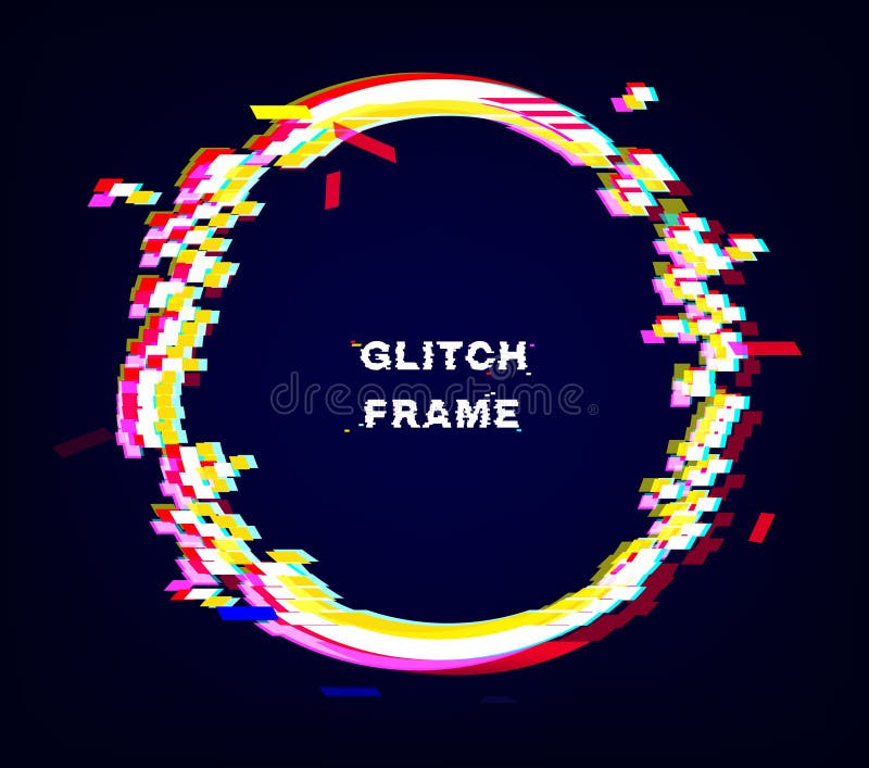 Color Glitch Background. Distortion Effects for Advertising Stock ...