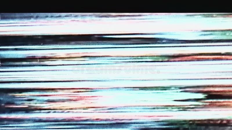 Color Glitch Noise Distortion Overlay Blue Orange Stock Video - Video ...
