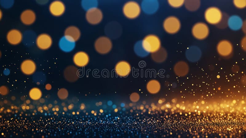 Color Glitters and Blurred Lights Beautiful Background Stock ...