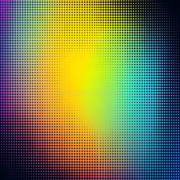 Color Gradient Background, Halftone Pattern, Vector Abstract Trendy ...