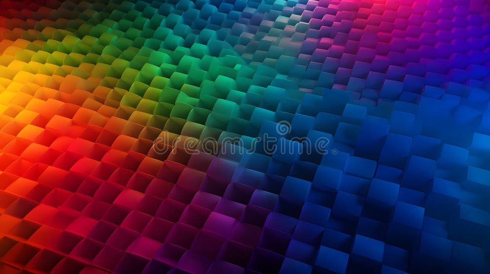Color Gradient Blur Structures Patterns Created with Generative AI ...