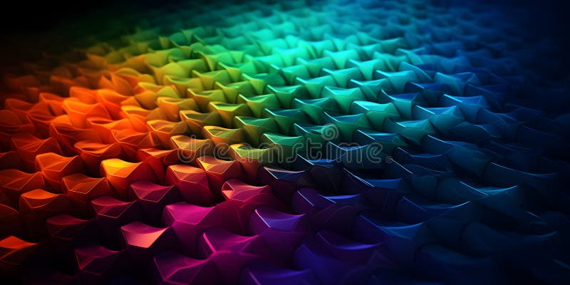 Color Gradient Blur Structures Patterns High Contrast Generative AI ...