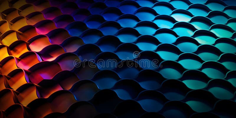 Color Gradient Blur Structures Patterns High Contrast One Generative AI ...