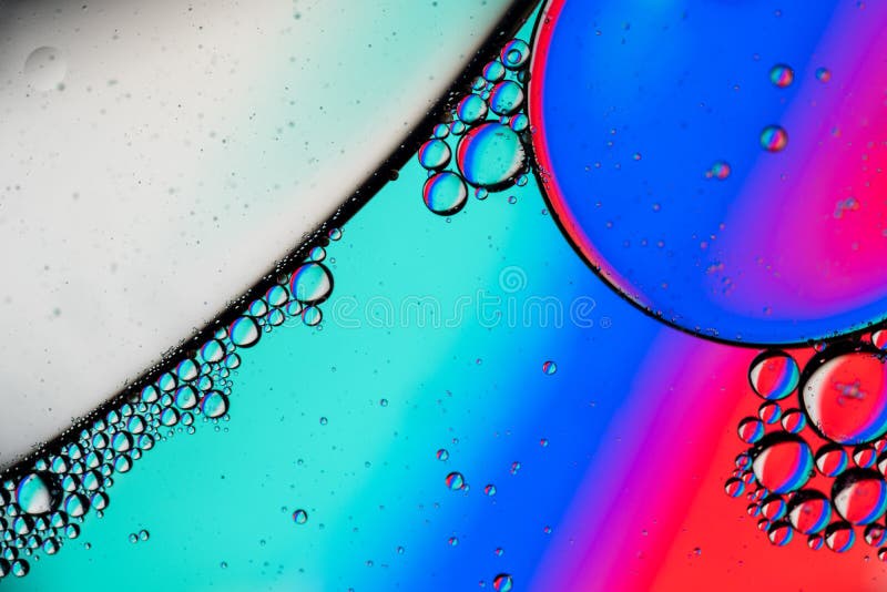 The Color Gradient on the Bubbles Marco Photograph, Bubbles Stock Image ...
