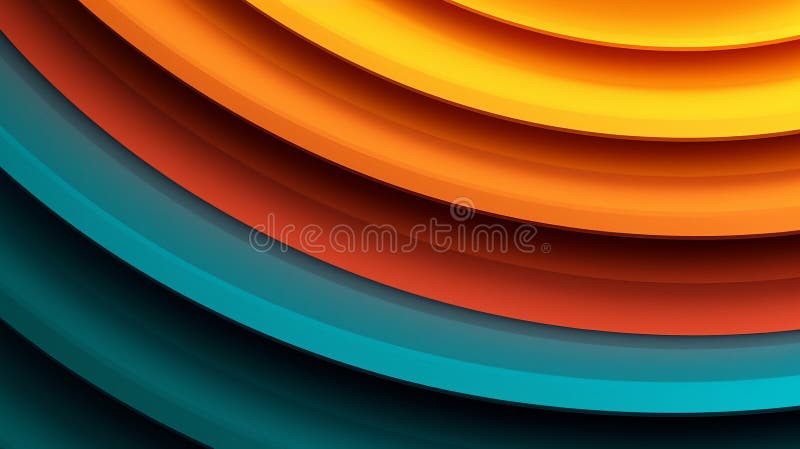 Color Gradient Expressive Papercut Layer Wallpaper Stock Illustration ...