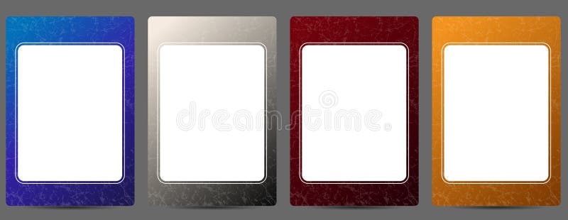 Color Gradient Grunge Texture on Cards Stock Vector - Illustration of ...
