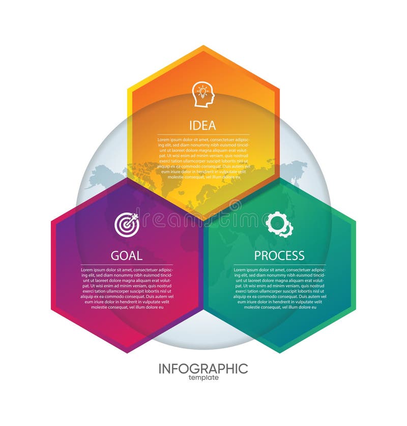 Color Gradient Infographic Business Design Stock Vector - Illustration ...