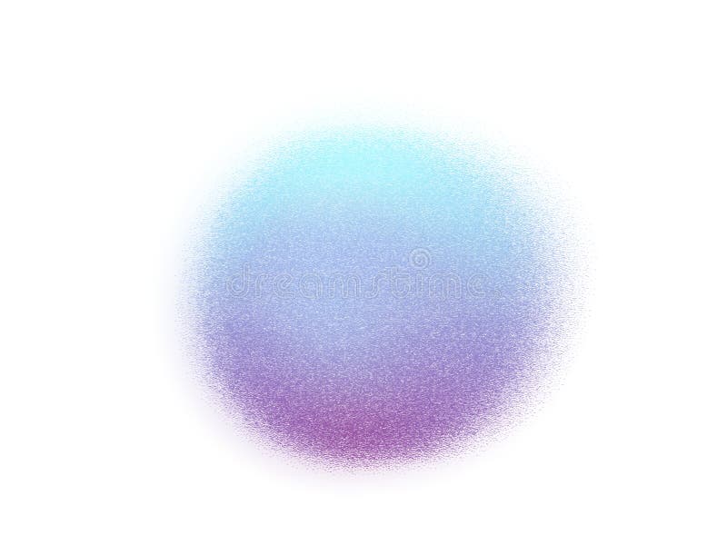 Color Gradient, Round Shape Gradation, Grain Noise Texture, Blur ...