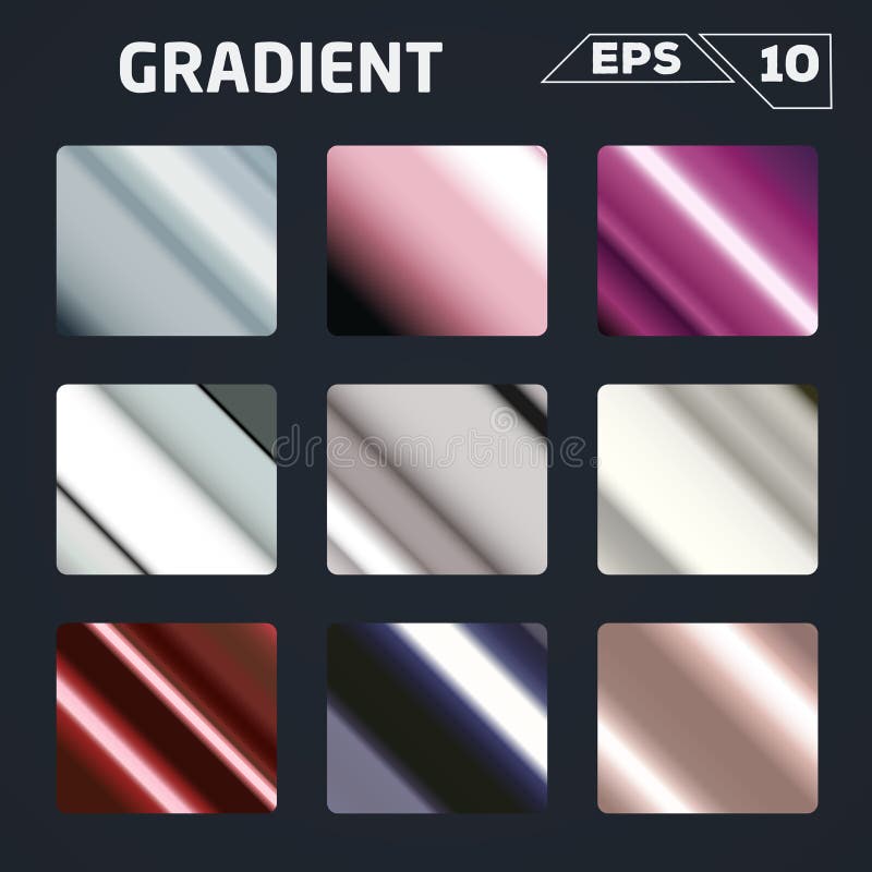 Color gradient set stock vector. Illustration of colorful - 90746929