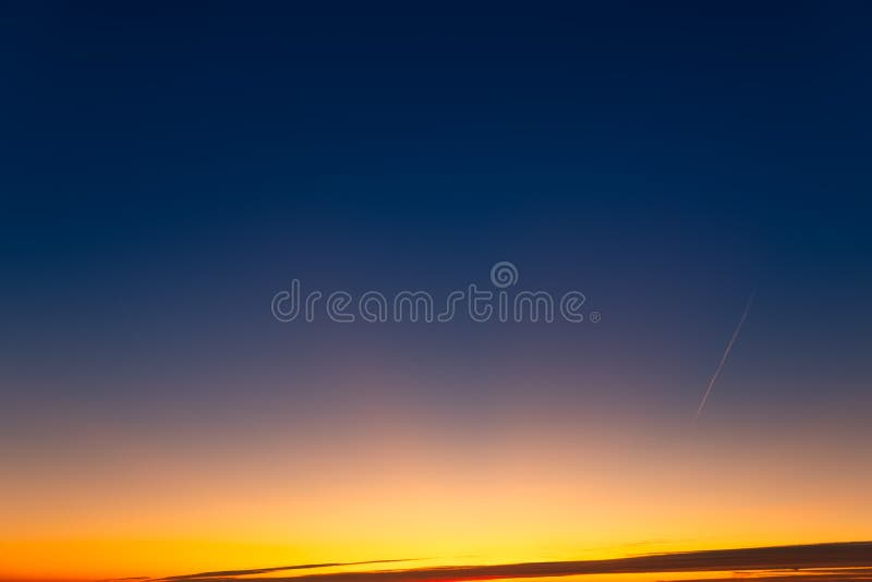 Color Gradient on the Sky. Photo for Design and Background. Stock Image ...