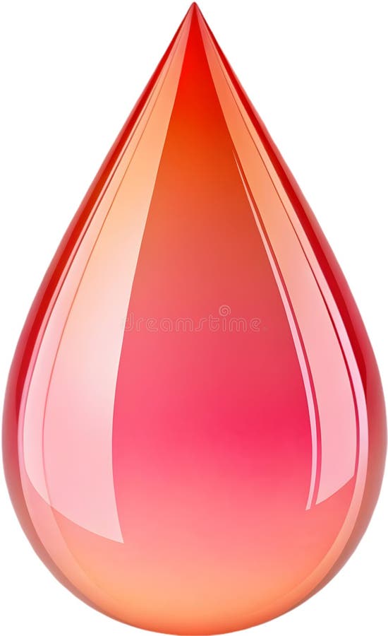 Color Gradient Teardrop Clipart with Smooth Transitions. Stock ...