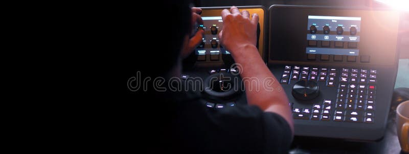 Color Grading Controller Machine in Telecine Lab Stock Photo - Image of ...