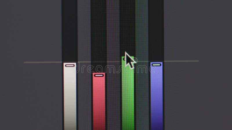 Bars for Selective Red Green and Blue Color Grading Stock Footage ...