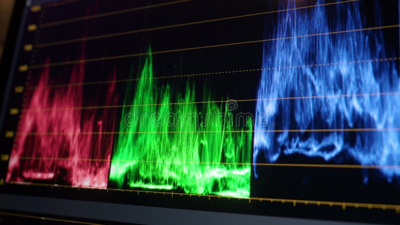 Color Grading. 4K Color Correction Post Production Video Stock Footage ...