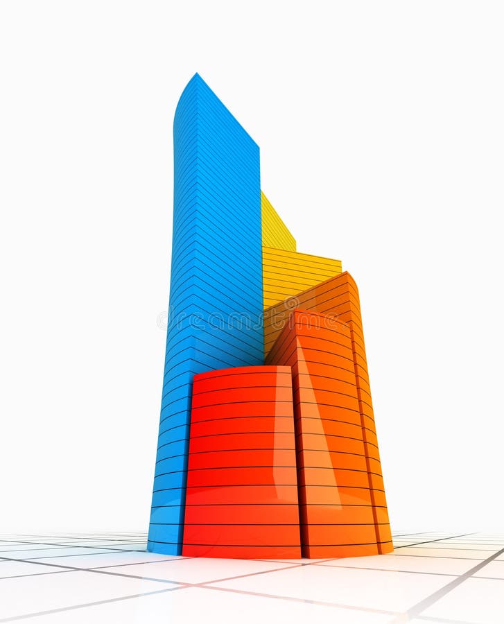 Color Graph stock illustration. Illustration of growth - 3856964