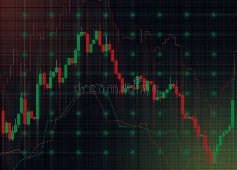 Color graph and charts stock illustration. Illustration of profit ...